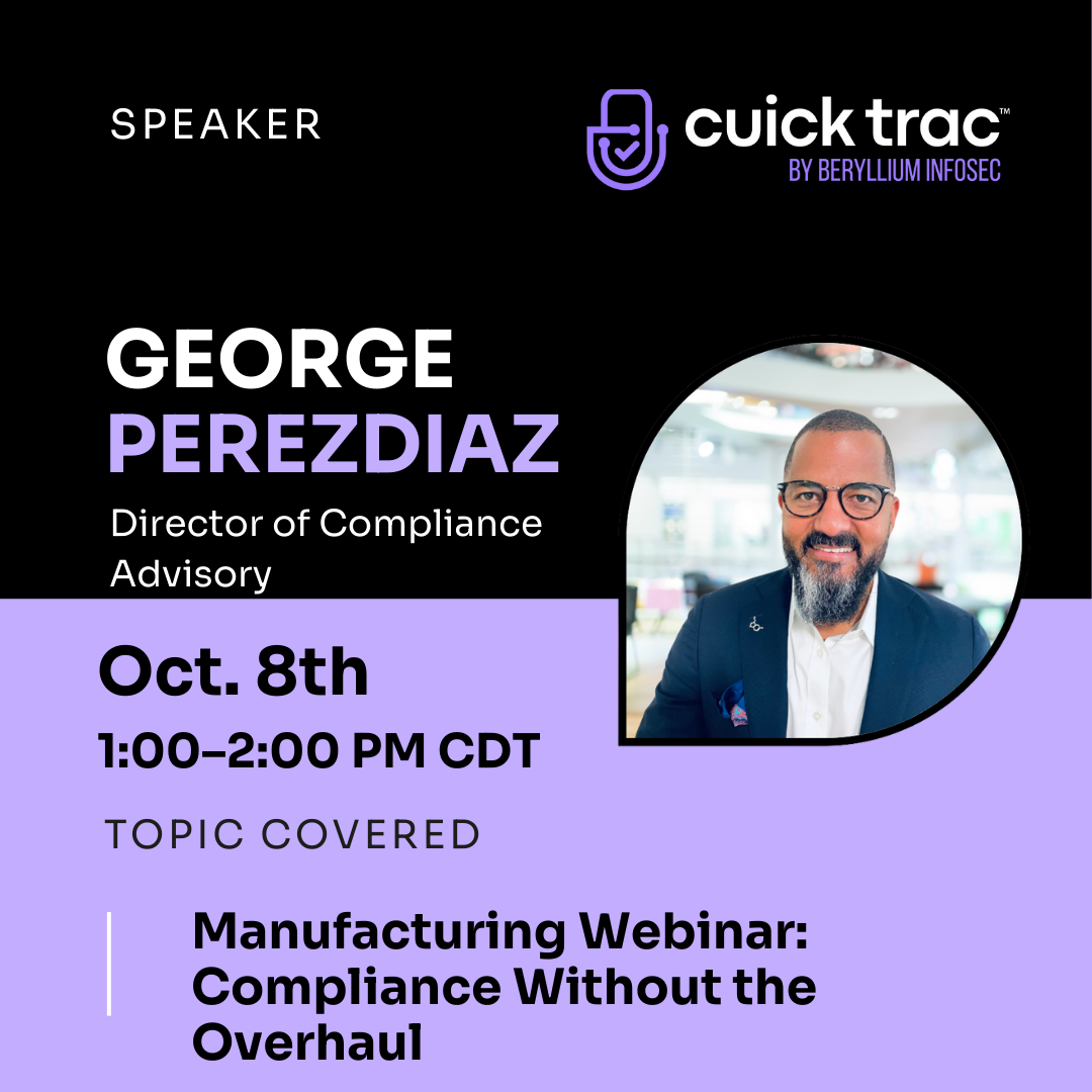 Cuick Trac - Compliance Resources for CMMC & NIST 800-171